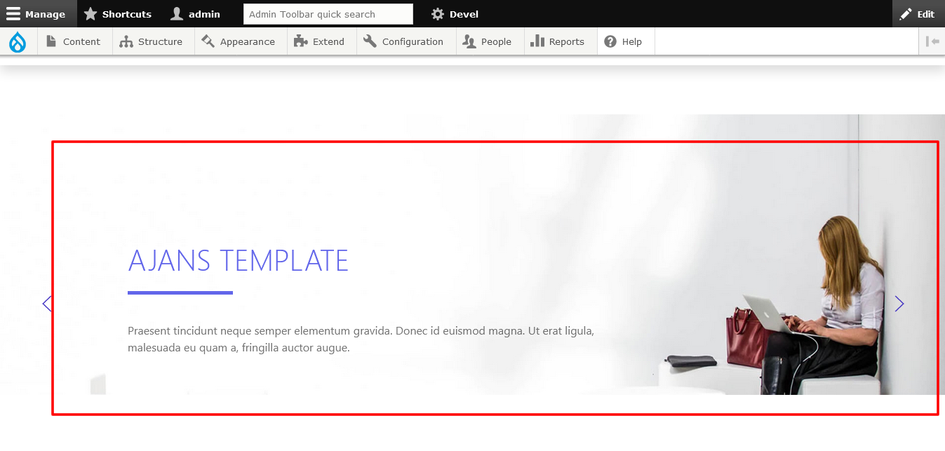 Slider Image not rendering on theme installation [#3283136] | Drupal.org